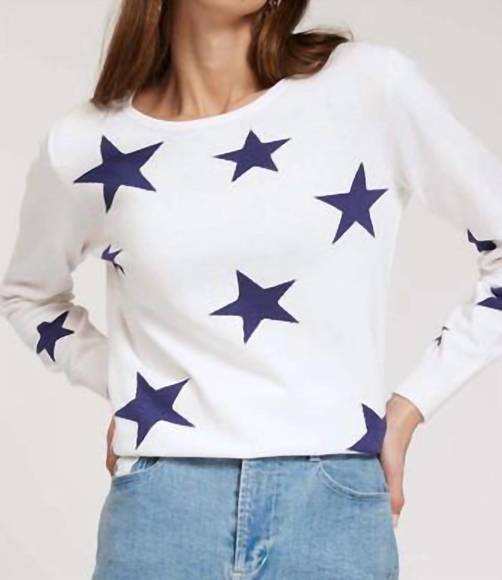 Tyler Boe | Sweaters | New Tyler Boe Star Entarsia Sweater In Whitenavy ...
